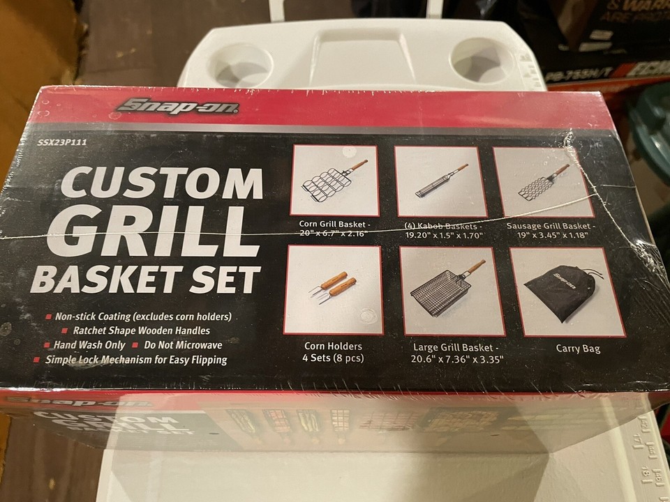 Snap On Custom Grill Basket Set | eBay
