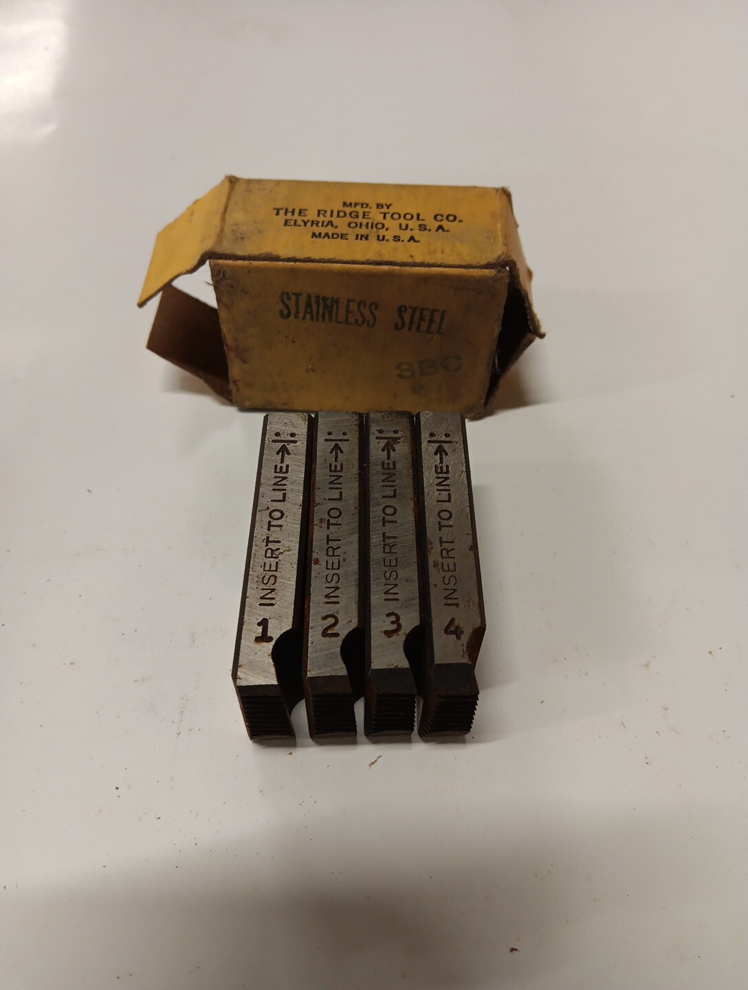 Ridgid 1-1/4 Stainless Steel Pipe Dies 500 Mono Head | eBay