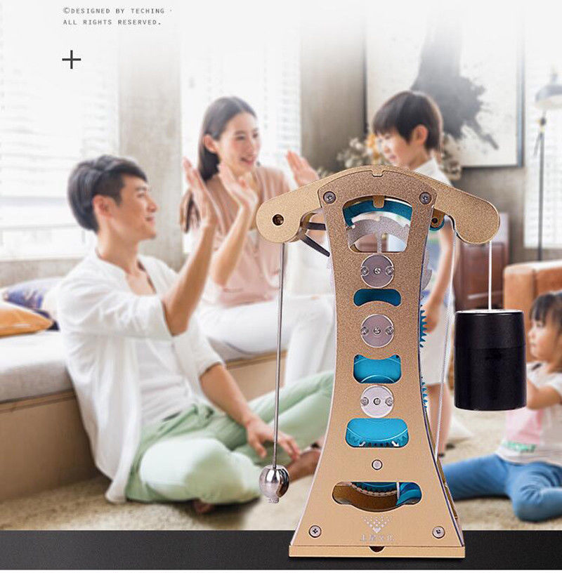 DIY Galileo Gravity Pendulum Mechanical Clock 3D Metal Assembled ...