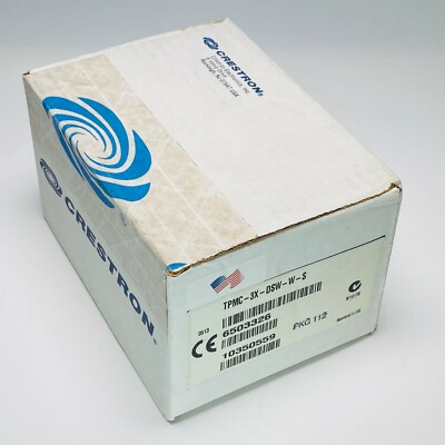 Crestron TPMC-3X-DSW W S Wall Mount Docking Station for TPMC-3X, White ...