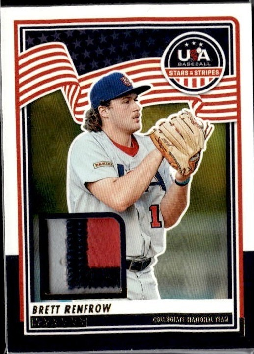 2025 Panini Stars and Stripes - USA Materials Brett Renfrow #USA-44 ...