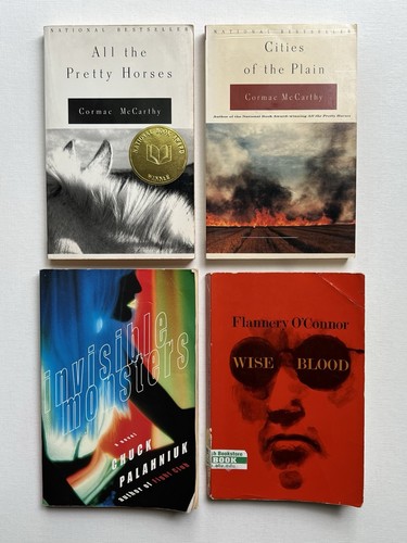 Damaged Book Lot Cormac McCarthy Pretty Horses Chuck Palahniuk Flannery ...
