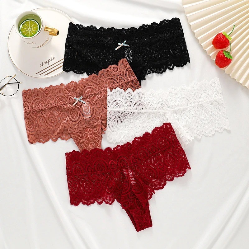 Felinus New Women Panties Sexy Middle-Waist G-String Thong Underwear ...