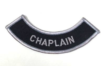 Rocker PATCH Chaplain Violet on Black Background | eBay