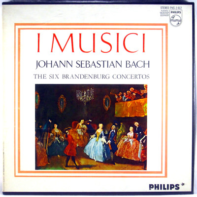 2 LP BOX PHILIPS JS Bach BRANDENBURG CONCERTOS I Musici AYO BRUGGEN ...