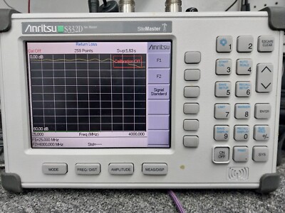 Anritsu SiteMaster S332D Cable/Antenna/Spectrum Analyzer+Accys -Opt3 ...