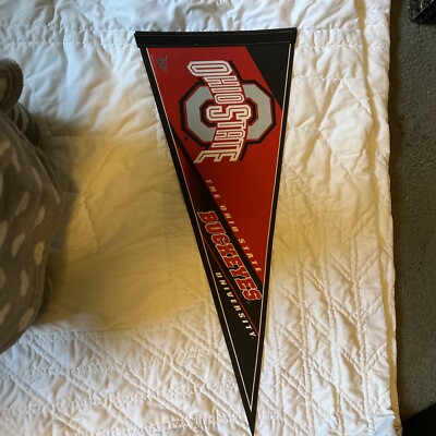 Ohio State Buckeyes Pennant 12x30 Inch Soft Felt University of Ohio | eBay