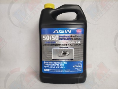 AISIN 1 Gallon Long Life 50/50 Pink Antifreeze Coolant for Toyota-Lexus ...