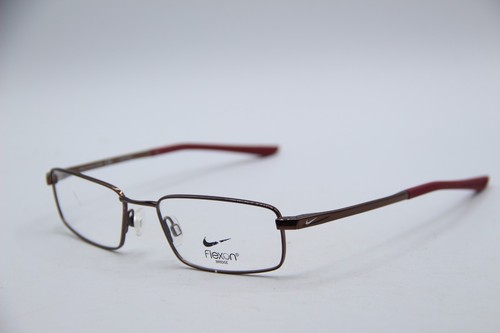 NEW NIKE FLEXON 4282 206 BROWN BURGUNDY AUTHENTIC DESIGNER EYEGLASSES ...
