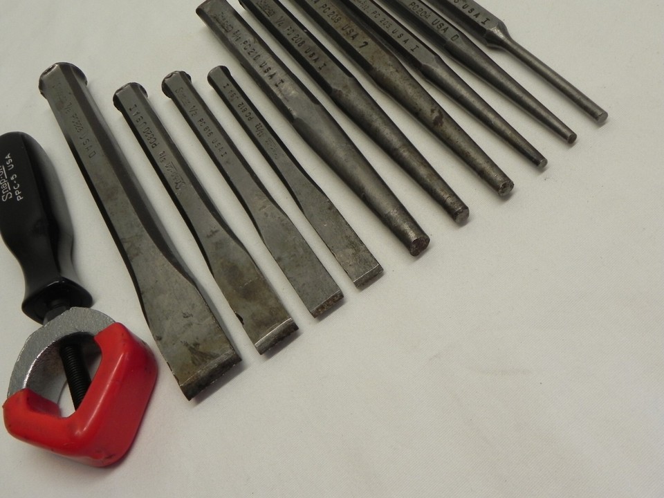Snap-On 11 Piece Punch & Chisel Set w/ PPC-5 Holder | eBay