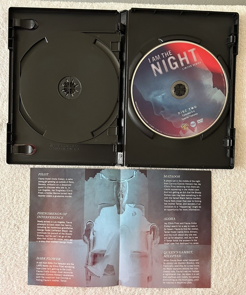 DVD: I AM THE NIGHT: Limited Series, 2019 883929681518 | eBay