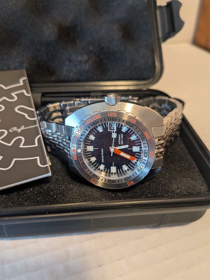 Seestern Sub300T Aventurine Dial NH35 Automatic Sapphire 200M Dive ...