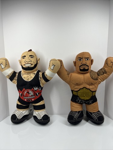 Brodus Clay Funkasaurus, The Rock Plush Talking Brawlin Buddies Mattel ...