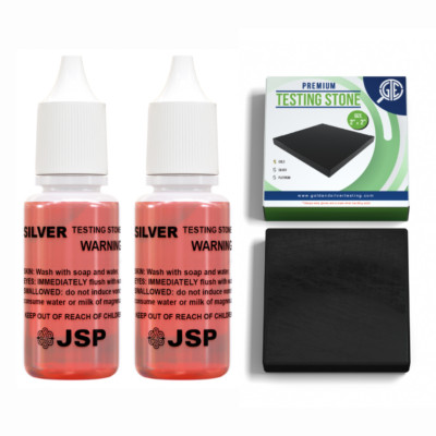 2 Silver Testing Solution Test Purity Scrap Jewelry Precious Metals ...