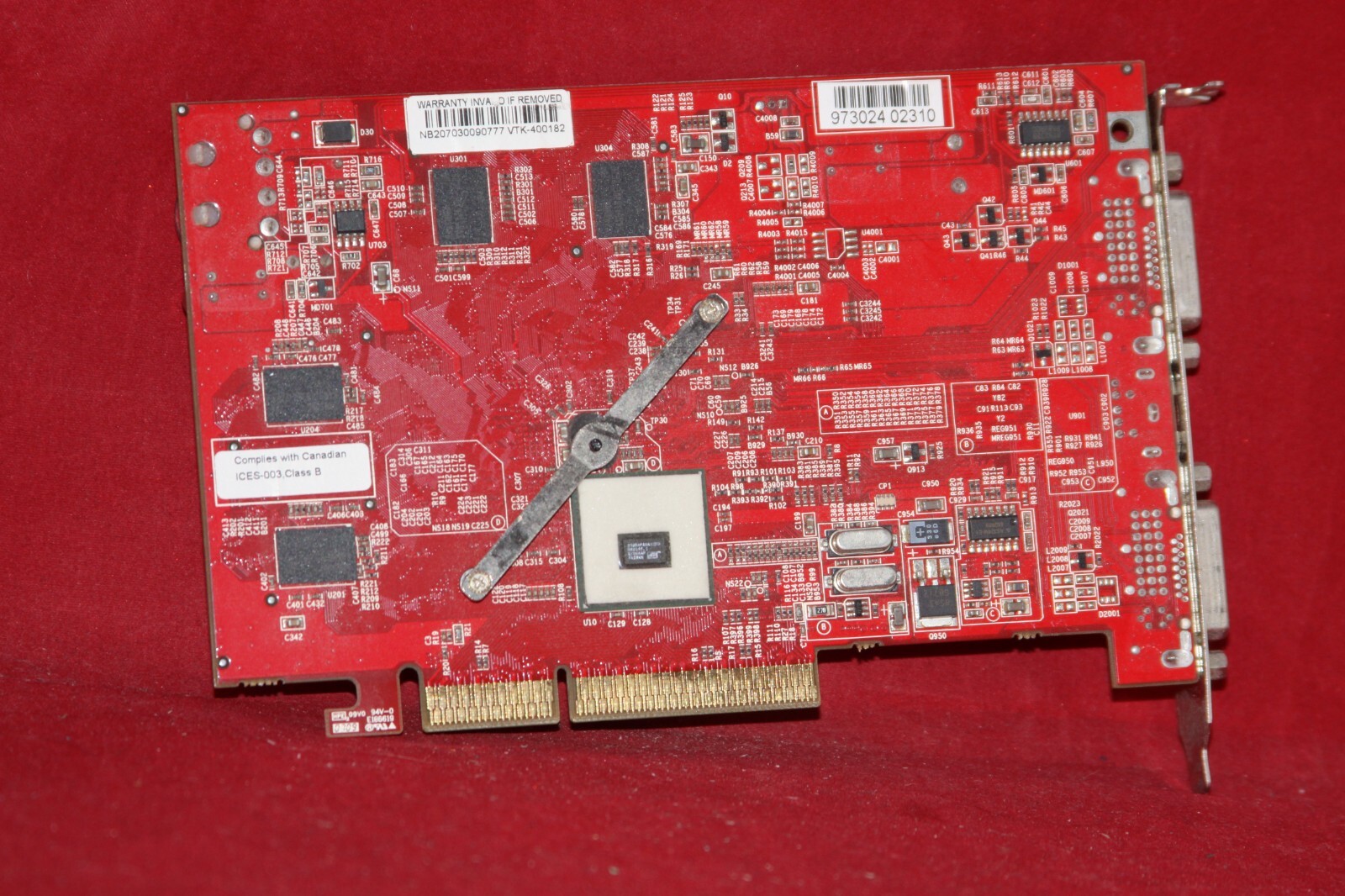 Visiontek ATI Radeon X1550 XGE (Xtreme Gamer Edition), 512MB, AGP ...