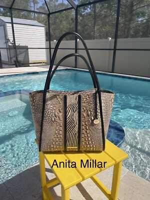 Brahmin Bailee Bisquit Nacoma Tote Zebra print | eBay