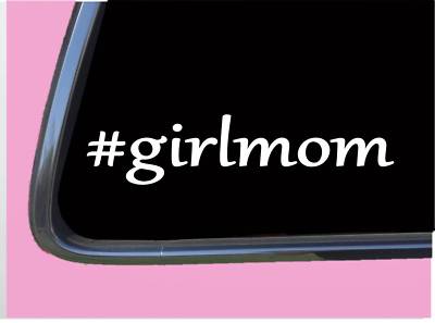Girl Mom TP168 vinyl 8" Decal Sticker school toddler mom motherhood | eBay