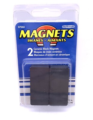 Master Magnetics Ceramic Block Magnets Pk/2 #07044 NEW | eBay