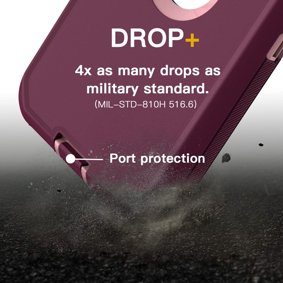 For iPhone SE 2022/SE 3rd/SE 2nd Gen Case Heavy Duty Shockproof ...