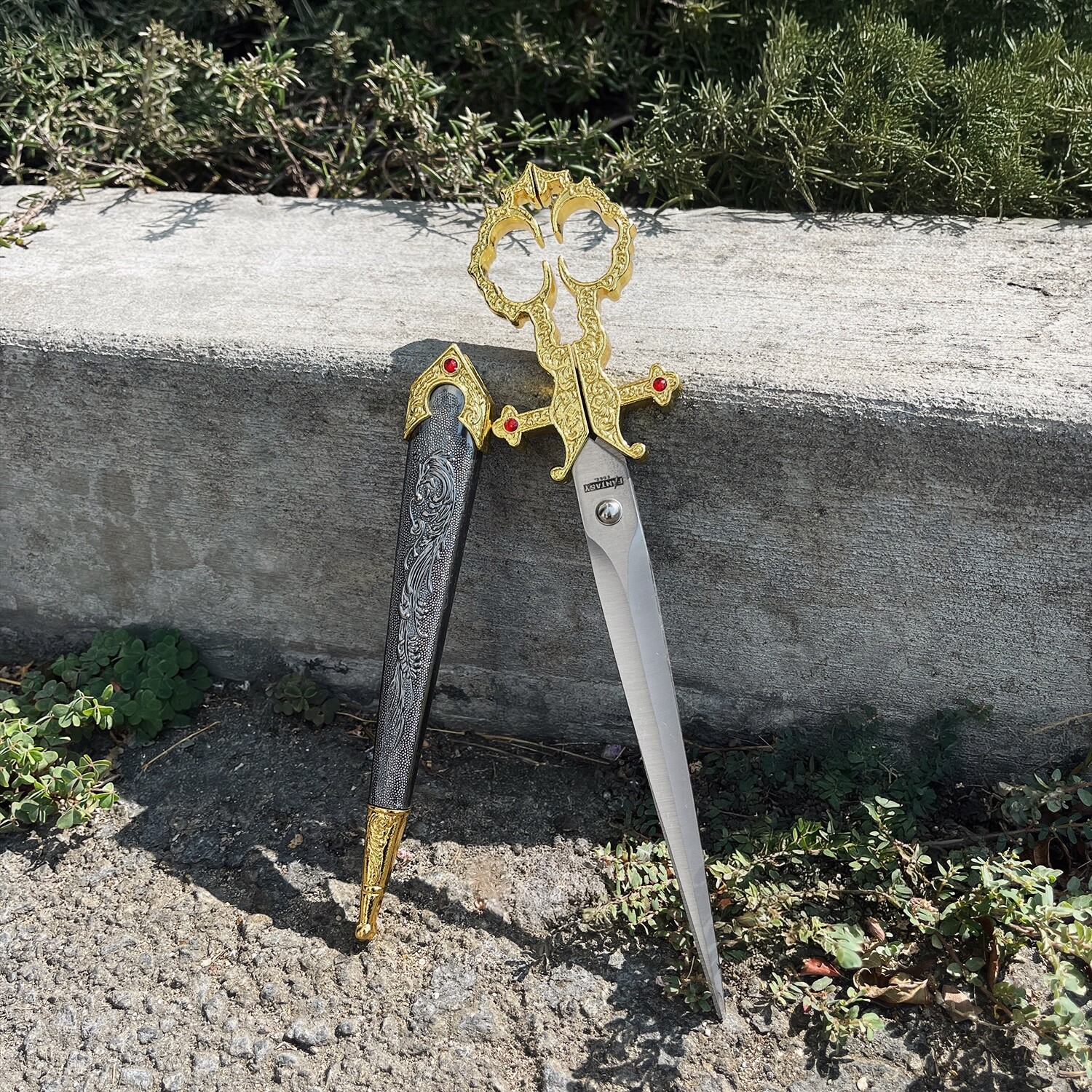 10 1/4" Renaissance, Medieval Bodice Scissor Dirk Dagger Knife for ...