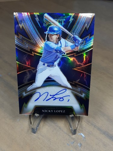 Nicky Lopez 2021 Select Baseball Silver Sparks Auto Autograph Card /99 ...