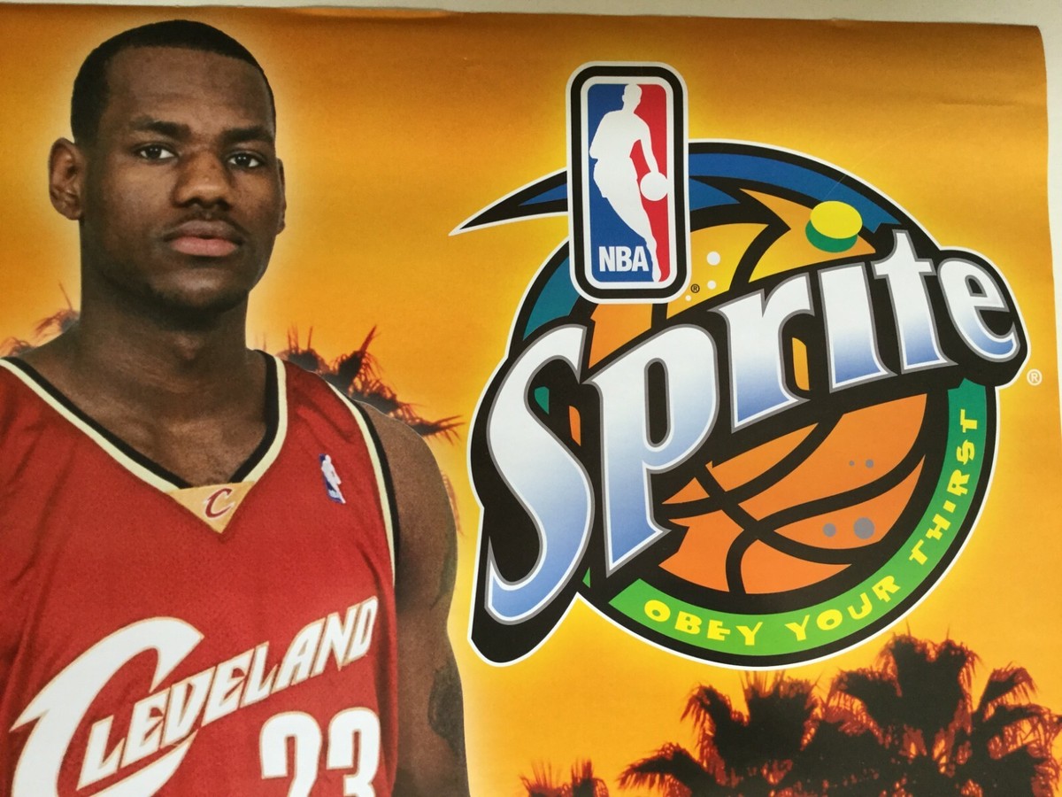 Cartaz De Sprite De Lebron James 66 Lebron James And Sprite Build An