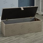 Large Chesterfield Blanket Box Ottoman Storage Box Upholstered Bench ...