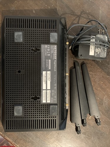 NETGEAR Nighthawk R7000 AC1900 Smart WiFi Router Complete Tested ...