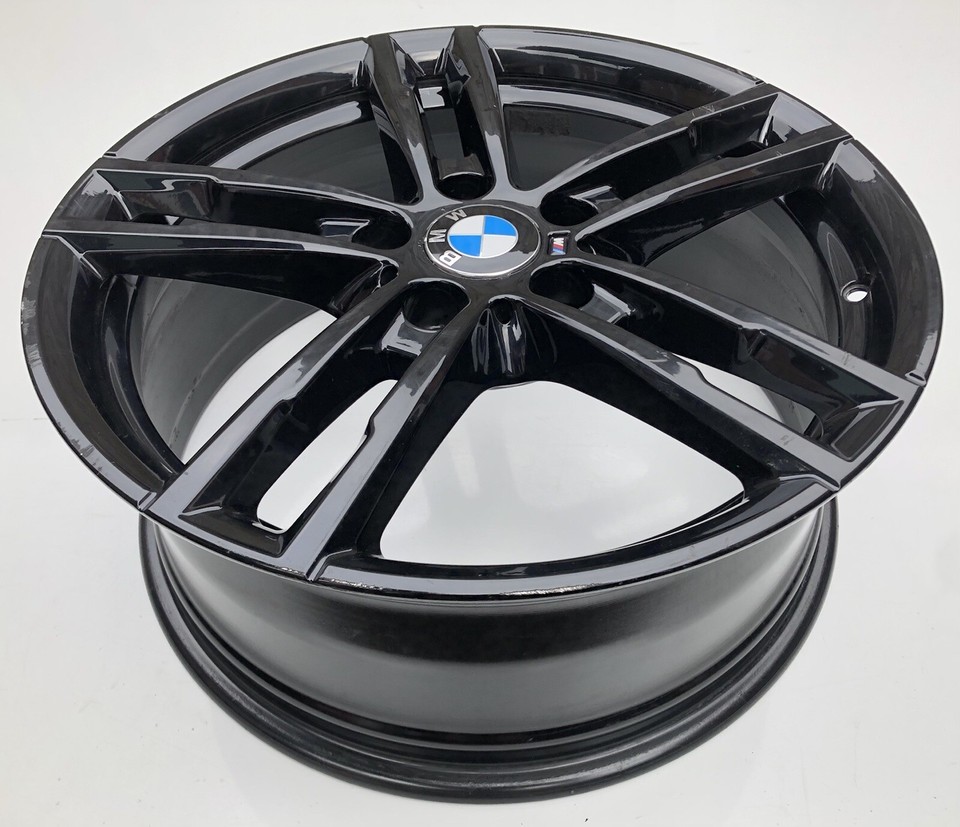 719M 18” Genuine BMW 1 2 Series Front Alloy Wheel Black 7.5J ET45 ...