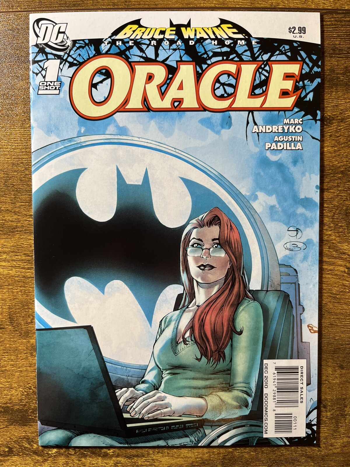 BRUCE WAYNE THE ROAD HOME ORACLE 1 ONE-SHOT SHANE DAVIS COVER DC 2010 ...