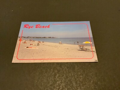 Rye Beach, New Hampshire ~ Jenness State Beach- Unposted Vintage ...