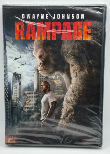 Rampage Starring Dwayne Johnson Sci-Fi Action Adventure Movie on DVD ...