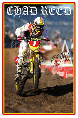 Chad Reed signed 12x18 inch photograph poster- Top Quality | eBay Australia