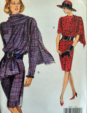 Vogue 8145 Misses Cape Vintage Size Medium 12 - 14 sewing pattern for ...