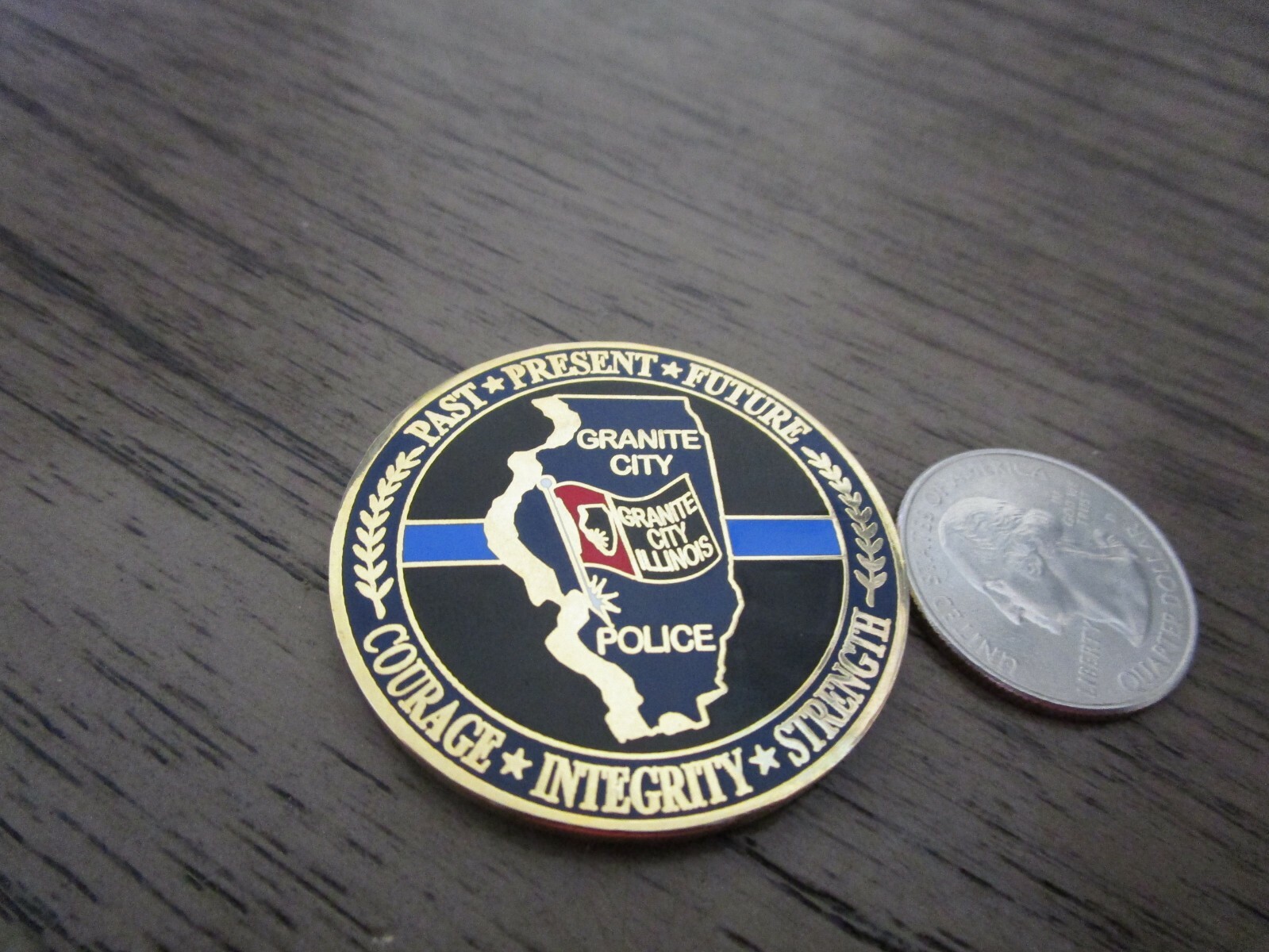 Granite City Police Illinois Challenge Coin #850G | eBay