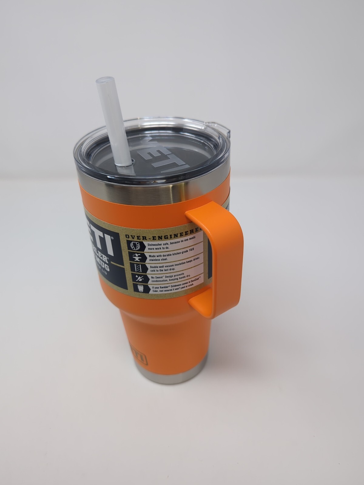 NEW YETI King Crab Orange 35oz Straw Lid Rambler Cup - DISCONTINUED ...