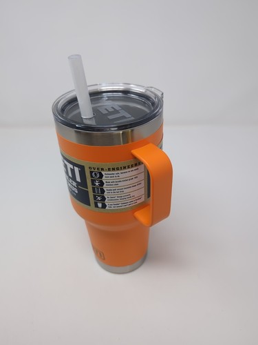 NEW YETI King Crab Orange 35oz Straw Lid Rambler Cup - DISCONTINUED ...