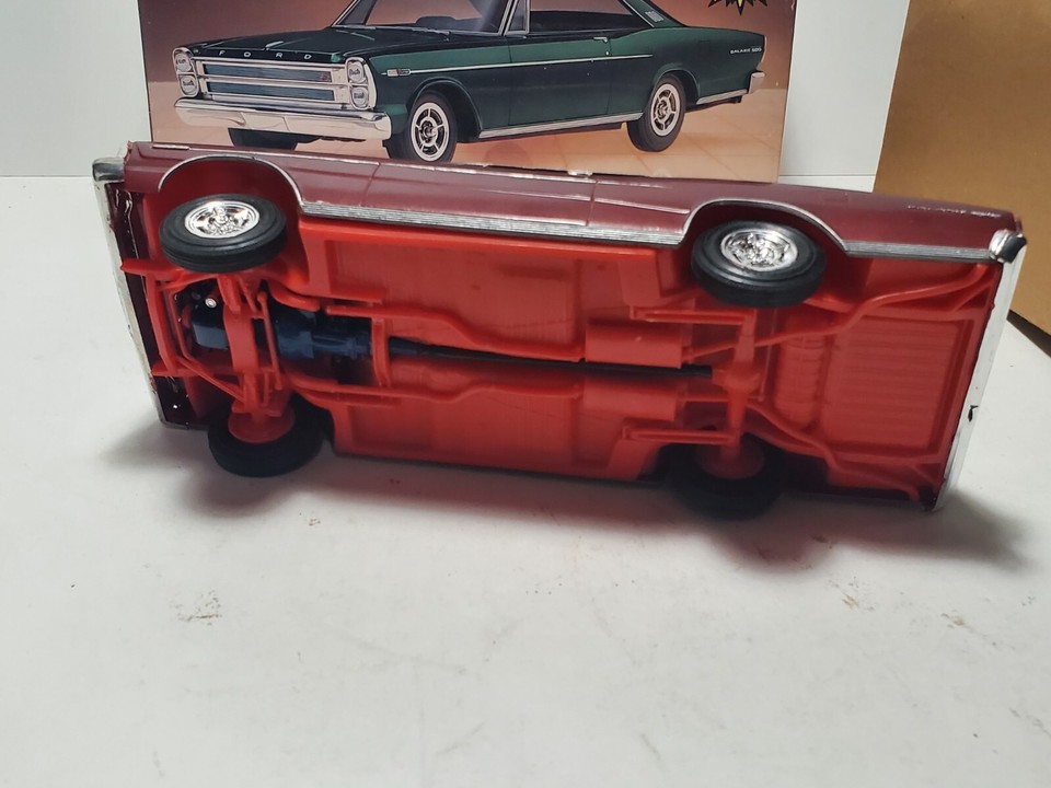 2 AMT 1966 Ford Galaxie Hard Top Plastic Built Model Car Kit 1:25 Scale ...