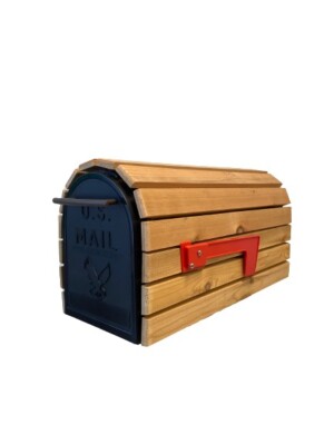 Cedar Wrapped Mailbox- Extra Thick 3/4 Inch Real Cedar Slats On Steel ...