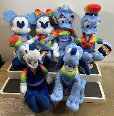 Disney Rainbow Collection Set Of 6 Plush 9” NWT | eBay