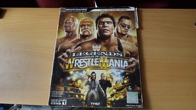WWE Legends of Wrestlemania Game Official Strategy Guide Bradygames PS3 ...