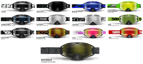 509 Revolver Dual Pane Anti-Fog Lens Snowmobile Sno-X Snowboard Ski ...