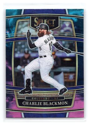 2022 Panini Select #77 Charlie Blackmon Cosmic | eBay