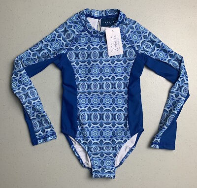 Cabana Life Girl's Long Sleeve Size 5 Roadmap Unisuit One Piece ...