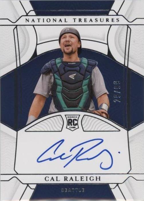 2022 Panini National Treasures - Rookie Signatures Cal Raleigh #RS-CR ...