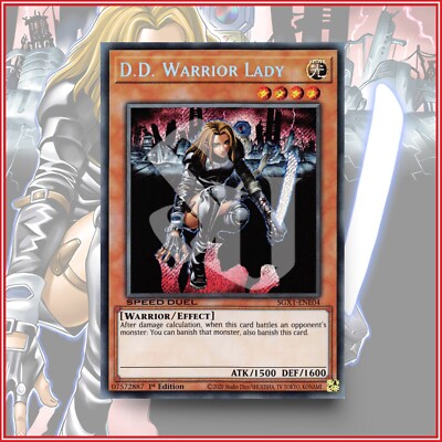 YuGiOh D.D WARRIOR LADY | SGX Secret Rare 1st Edition🔥 GREAT CARD | eBay