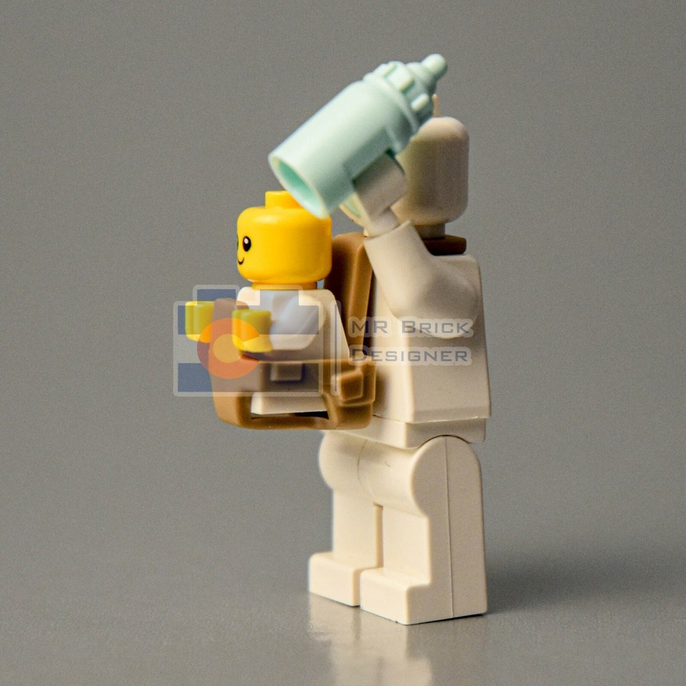 Lego Baby Minifigures Child Carrier Infant Minifigure Bottle Mom Dad ...