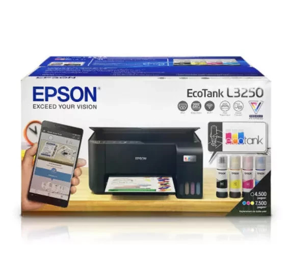 EPSON EcoTank L3250 Wireless Color Ink Tank Printer Print/Scan/Copy | eBay