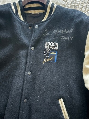 Unique. Marshall Amplifiers Varsity Jacket Signed By Jim Marshall | eBay