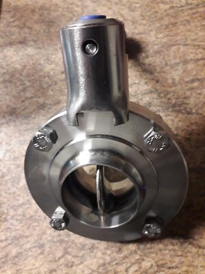 AWH 50mm DN50 2" 316 Stainless Steel Sanitary Food grade butterfly ...